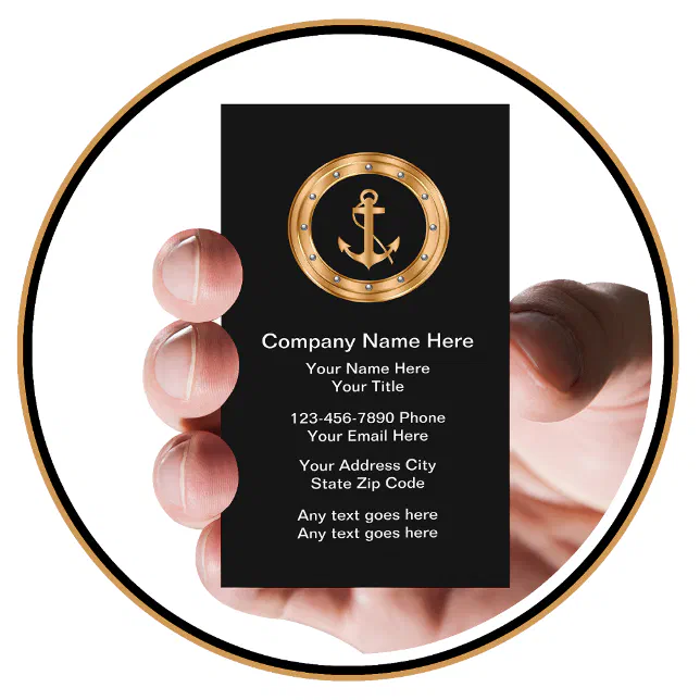 Classy Nautical Business Cards | Zazzle