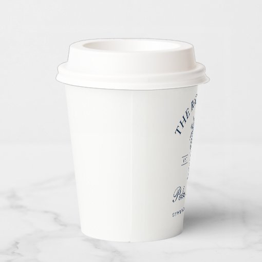 Classy Navy Bachelorette Party Paper Cups | Zazzle