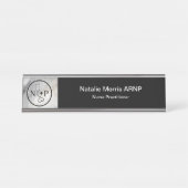 Classy Nurse Practitioner Medical Desk Name Plate | Zazzle