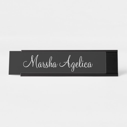 Classy Office Professional Desk Name Plates | Zazzle