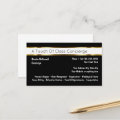 Classy Personal Concierge Businesscards Appointment Card | Zazzle