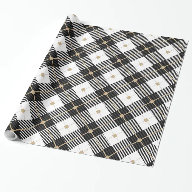 Classy Plaid Wrapping Paper | Zazzle