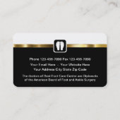 Classy Podiatry Foot Care Business Cards | Zazzle