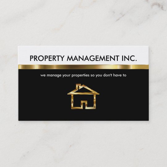 Classy Property Management Business Cards | Zazzle.com