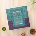 Classy Purple & Teal Recipe Binder | Zazzle