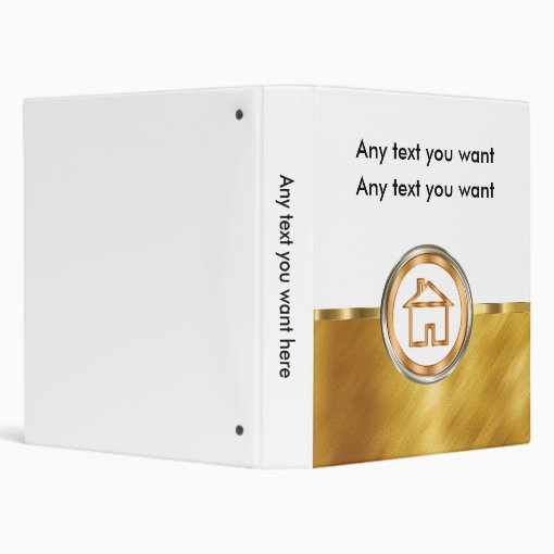 Classy Real Estate Binder | Zazzle