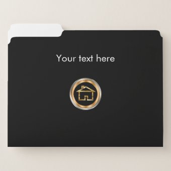 Classy Real Estate File Folders | Zazzle
