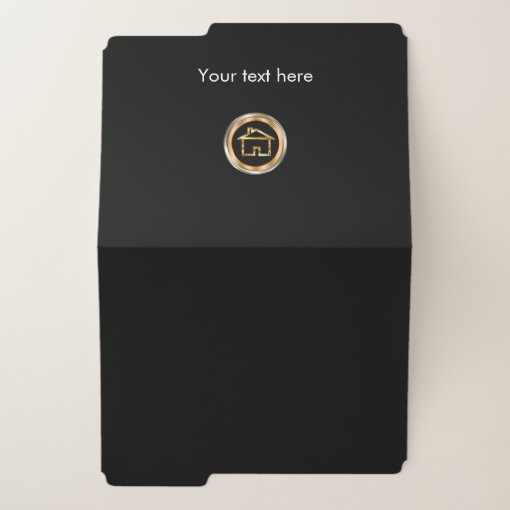 Classy Real Estate File Folders | Zazzle