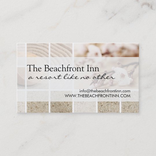 CLASSY RESORT AND SPA BUSINESS CARD | Zazzle.com