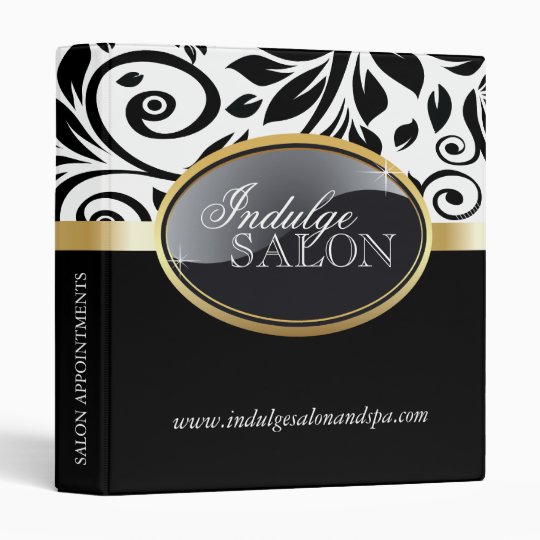 Classy Salon and Spa Appointment Binder | Zazzle.com