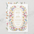 Classy Spring Wildflower Meadow Garden Wedding Invitation | Zazzle
