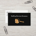 Classy Staffing Job Recruiting Employment Business Card | Zazzle