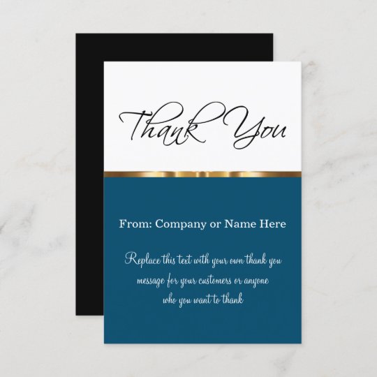 Classy Thank You Cards With Envelopes | Zazzle.com