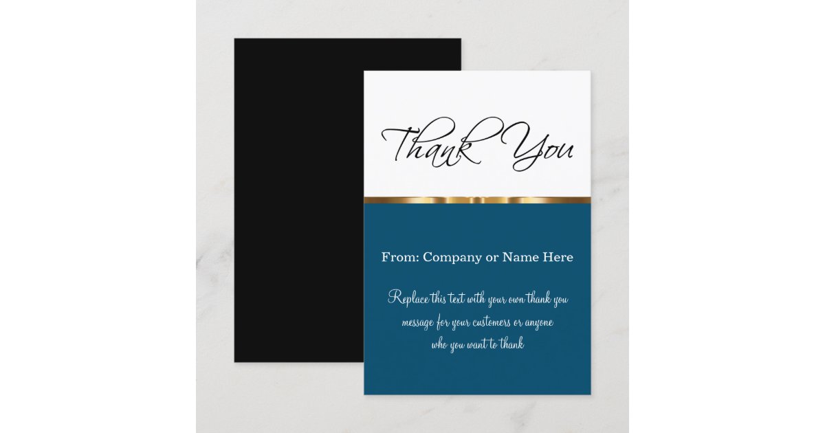 Classy Thank You Cards With Envelopes | Zazzle