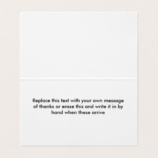 Classy Thank You Message | Zazzle