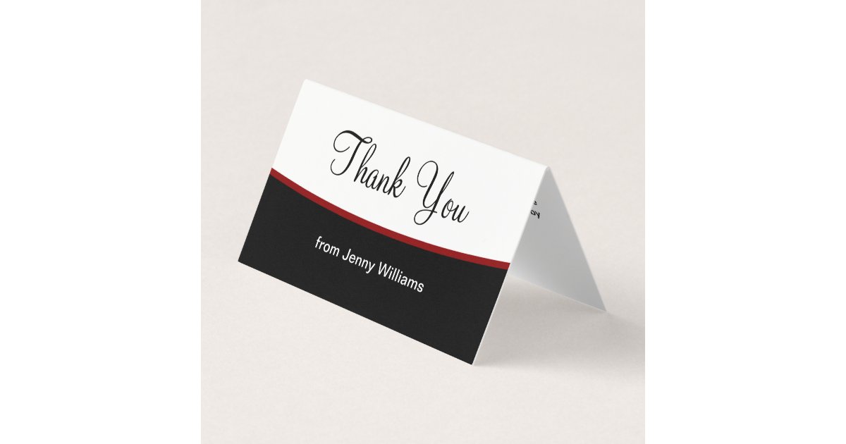 Classy Thank You Message | Zazzle