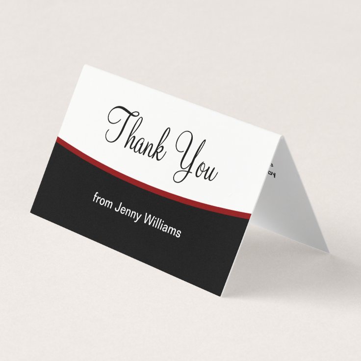 Classy Thank You Message | Zazzle