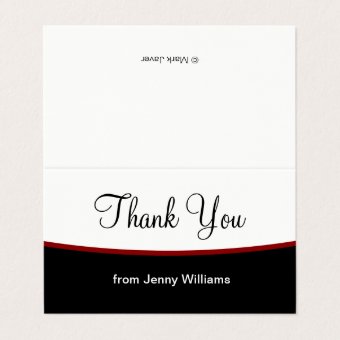 Classy Thank You Message | Zazzle