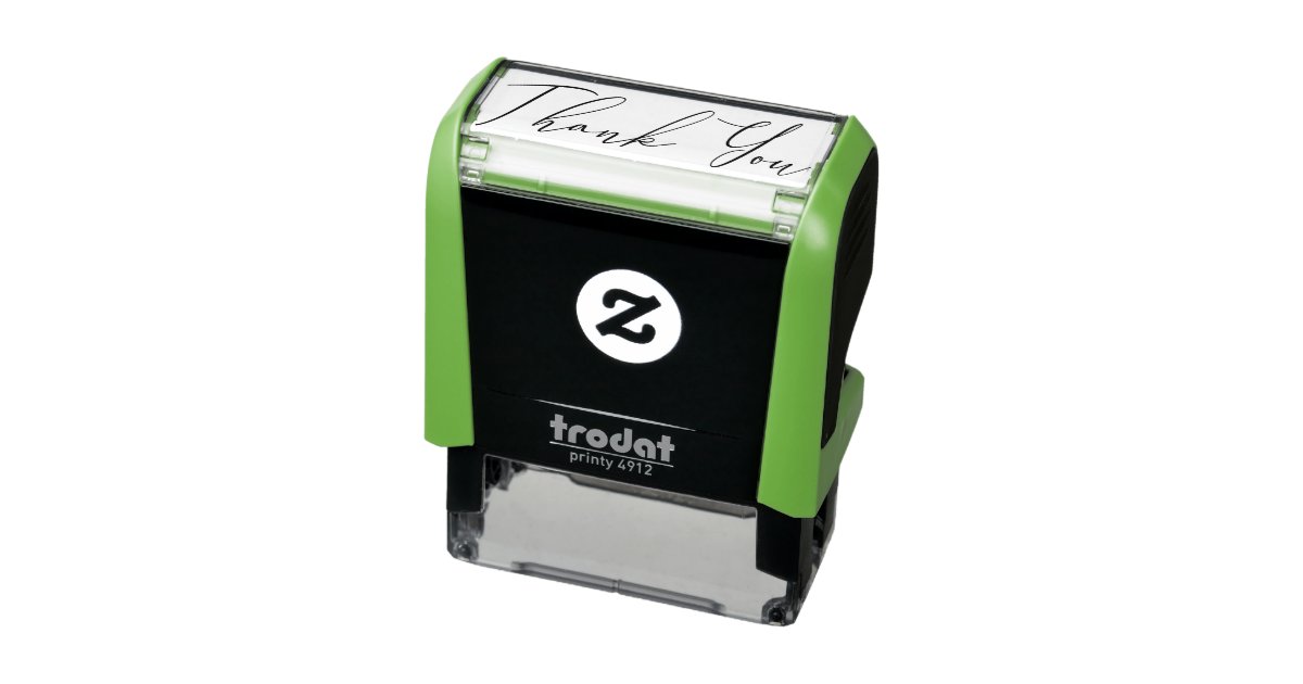 Classy Thank You Self-inking Stamp | Zazzle