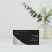 Classy Title Company Business Cards | Zazzle