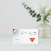 Classy Tropical Cocktail Business Card | Zazzle
