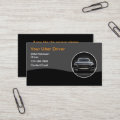 Classy Uber Taxi Ride Hailing Business Cards | Zazzle