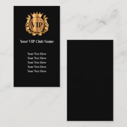 Classy VIP Club Membership Business Cards | Zazzle