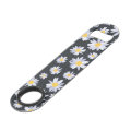 Classy White Daisy Flowers Botanical Bar Key | Zazzle