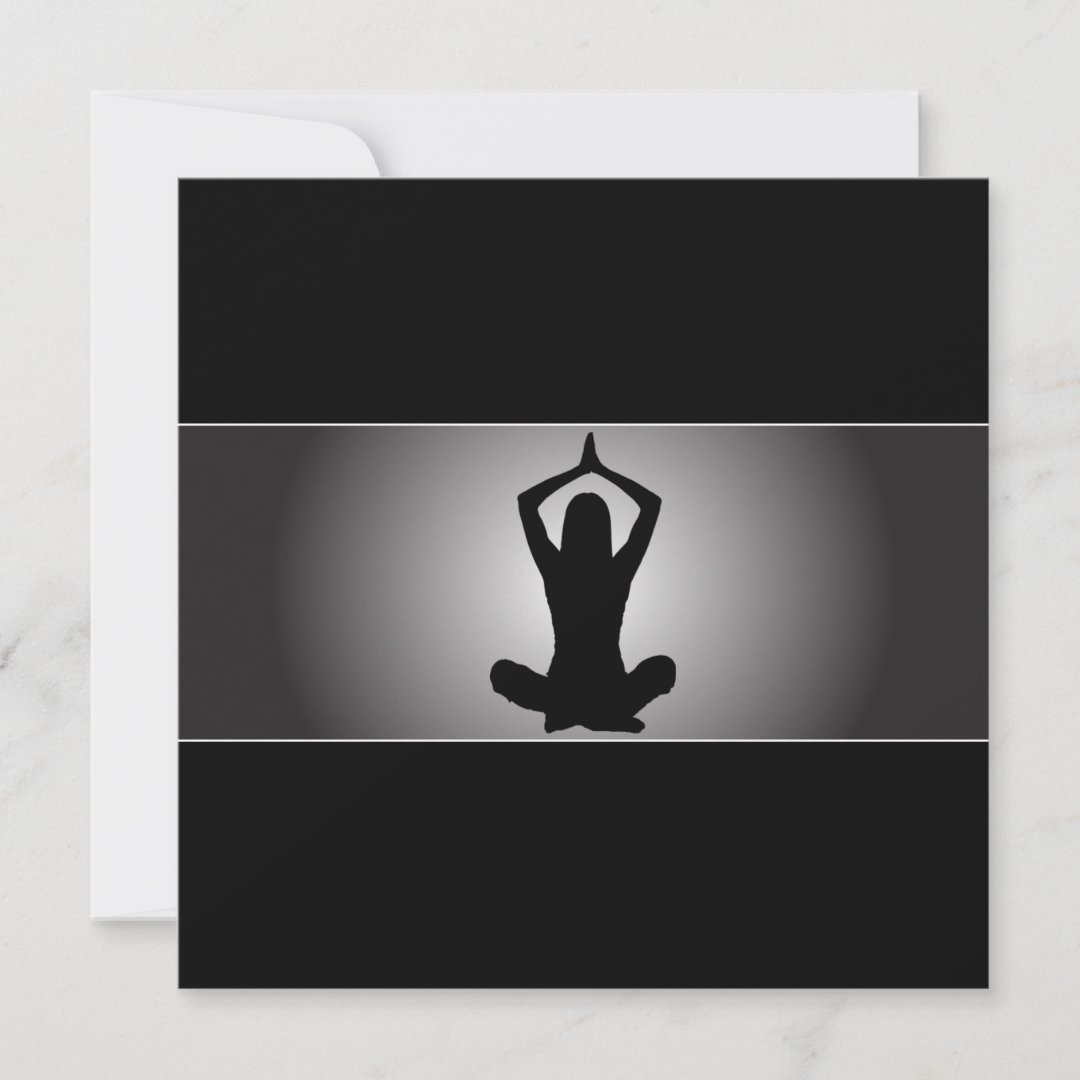Classy Yoga Invitation | Zazzle