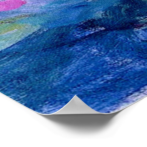 Claude Monet - Blue Water Lilies Poster | Zazzle