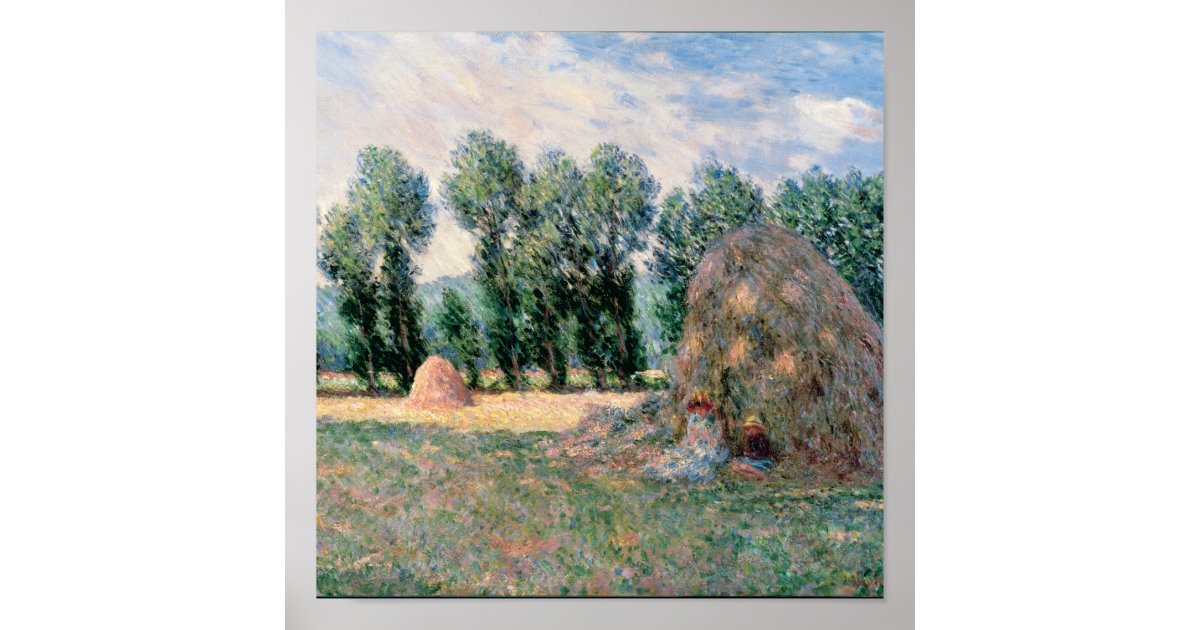 Claude Monet - Haystacks Poster | Zazzle