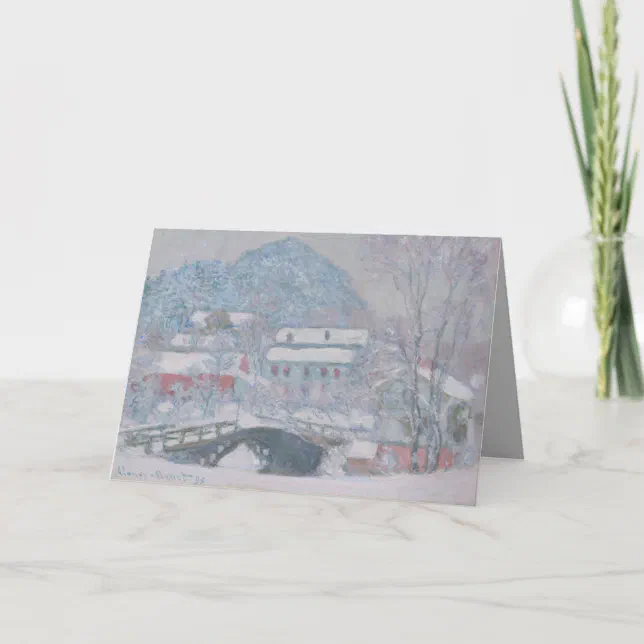 Claude Monet Holiday Card | Zazzle