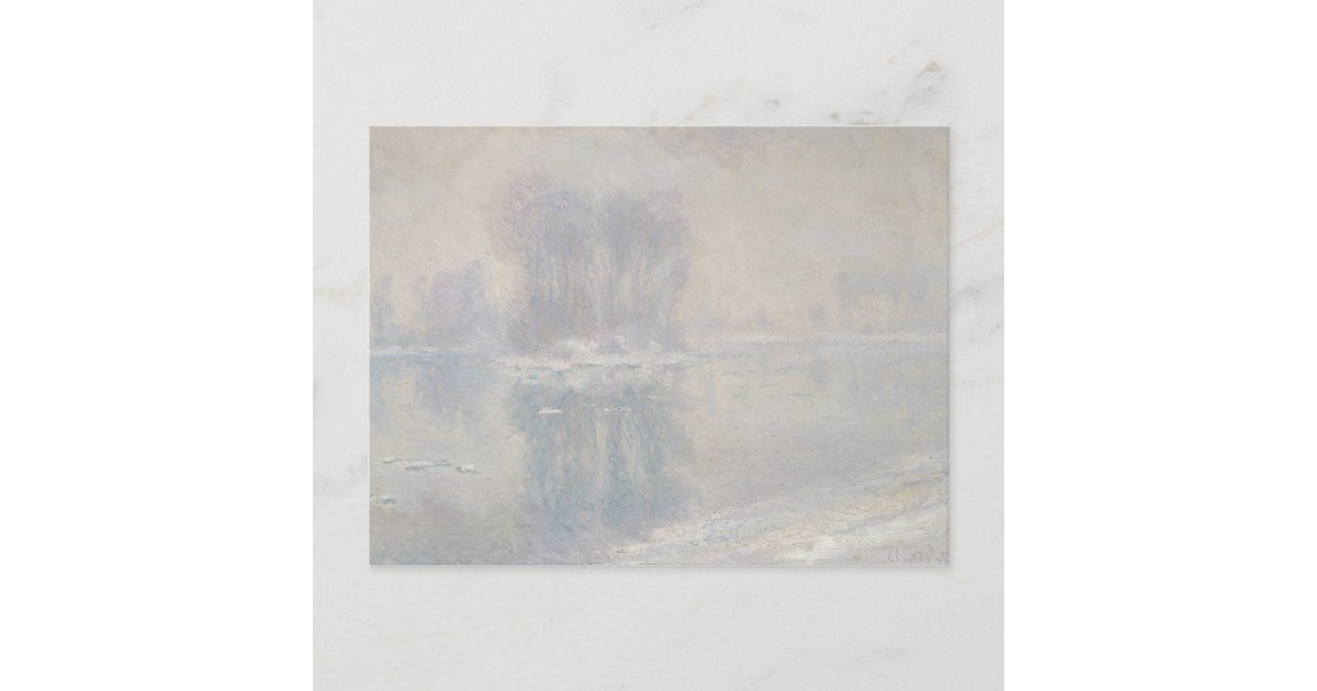 Claude Monet - Ice Floes Postcard | Zazzle