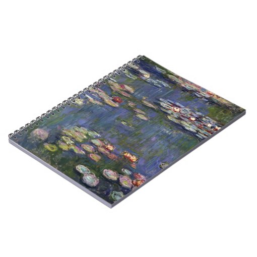 Claude Monet Impressionist Water Lillies Painting Notebook | Zazzle