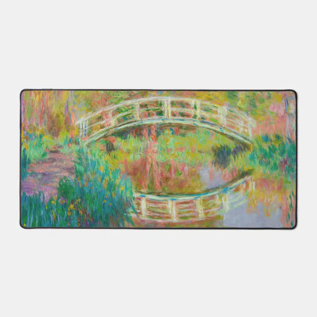 Claude Monet - Japanese Footbridge, Giverny Desk Mat | Zazzle