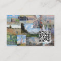 Claude Monet - Masterpieces Patchwork - QR Code Business Card | Zazzle