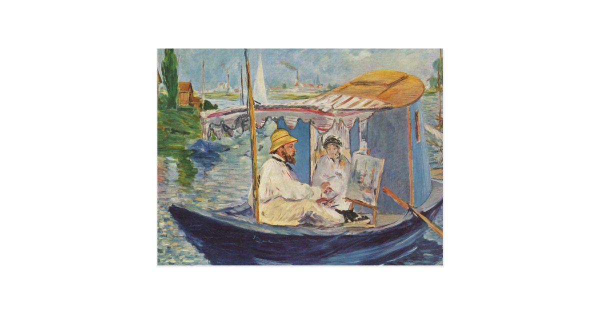 Claude Monet Painting - Edouard Manet Postcard | Zazzle.com