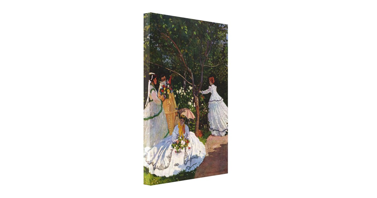 Claude Monet - Picnic Canvas Print | Zazzle