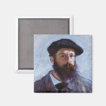 Claude Monet Self-Portrait Magnet | Zazzle