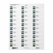 Claude Monet - The Promenade, Woman with a Parasol Label | Zazzle