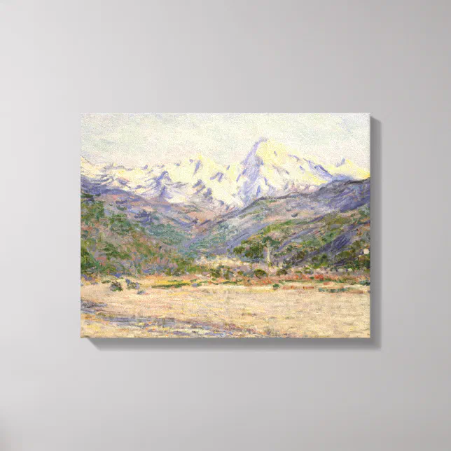 Claude Monet | The Valley of the Nervia Canvas Print | Zazzle