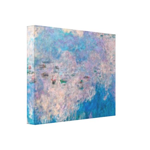 Claude Monet - The Water Lilies - The Clouds Canvas Print | Zazzle