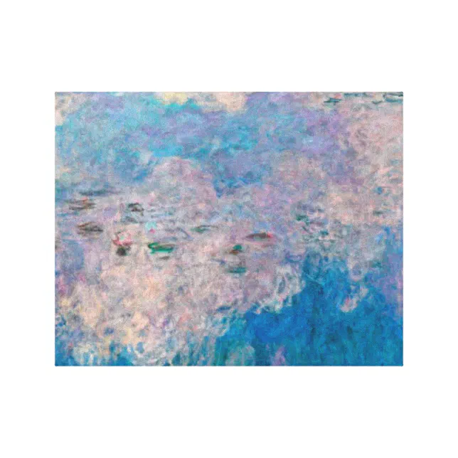 Claude Monet - The Water Lilies - The Clouds Canvas Print | Zazzle