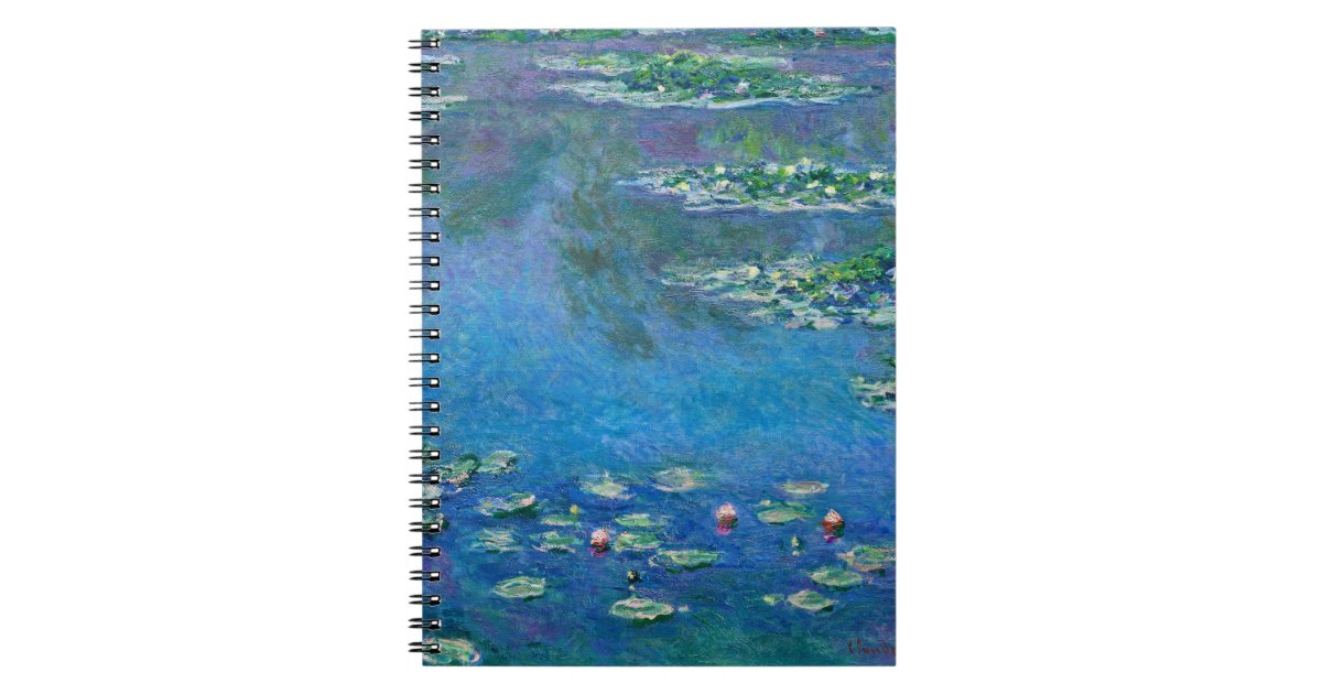 Claude Monet - Water Lilies 1906 Notebook | Zazzle