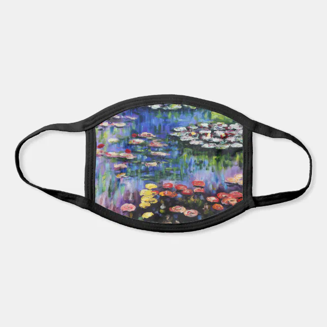 Claude Monet Water Lilies 1916 Fine Art Face Mask | Zazzle