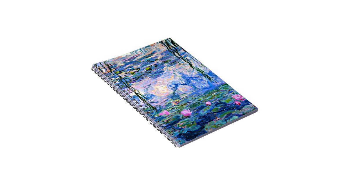 Claude Monet - Water Lilies, 1919, Notebook | Zazzle