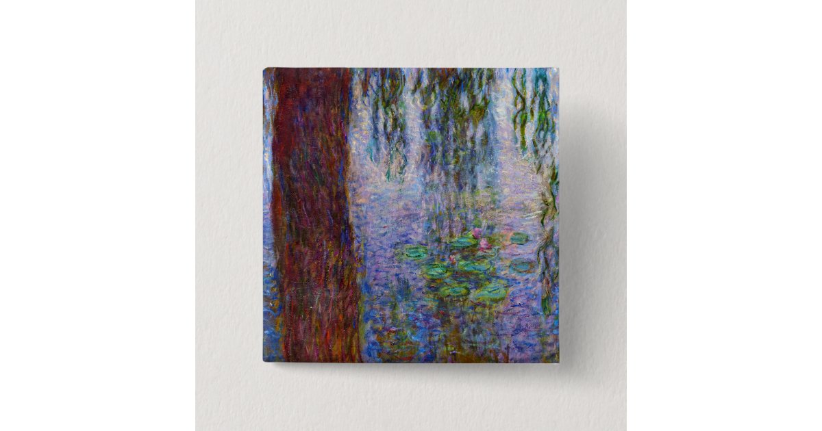 Claude Monet - Water Lilies Button | Zazzle