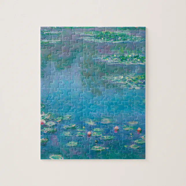Claude Monet. Water Lilies. French impressionism Jigsaw Puzzle | Zazzle