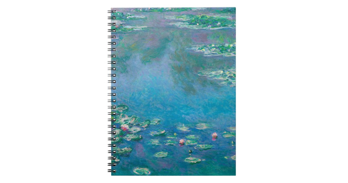 Claude Monet. Water Lilies. French impressionism Notebook | Zazzle