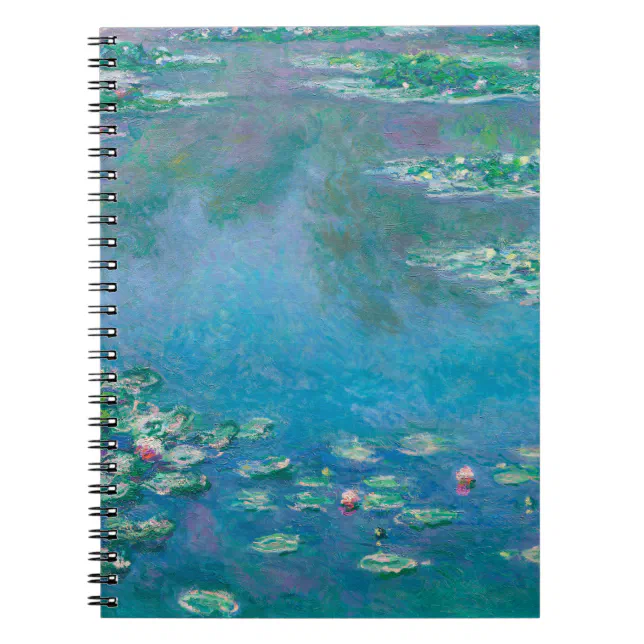 Claude Monet. Water Lilies. French impressionism Notebook | Zazzle